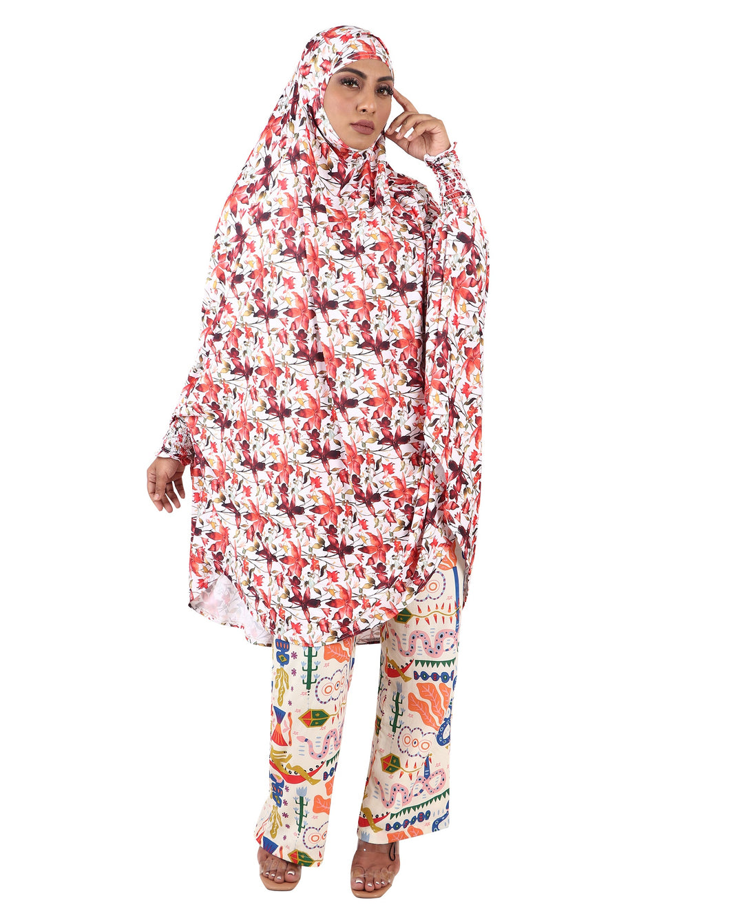 Khimar with Sleeves, Prayer scarf, Makhna – SAFA MODEST STORE