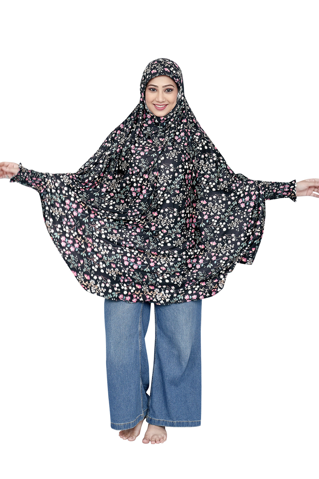 Khimar with Sleeves, Prayer scarf, Makhna – SAFA MODEST STORE