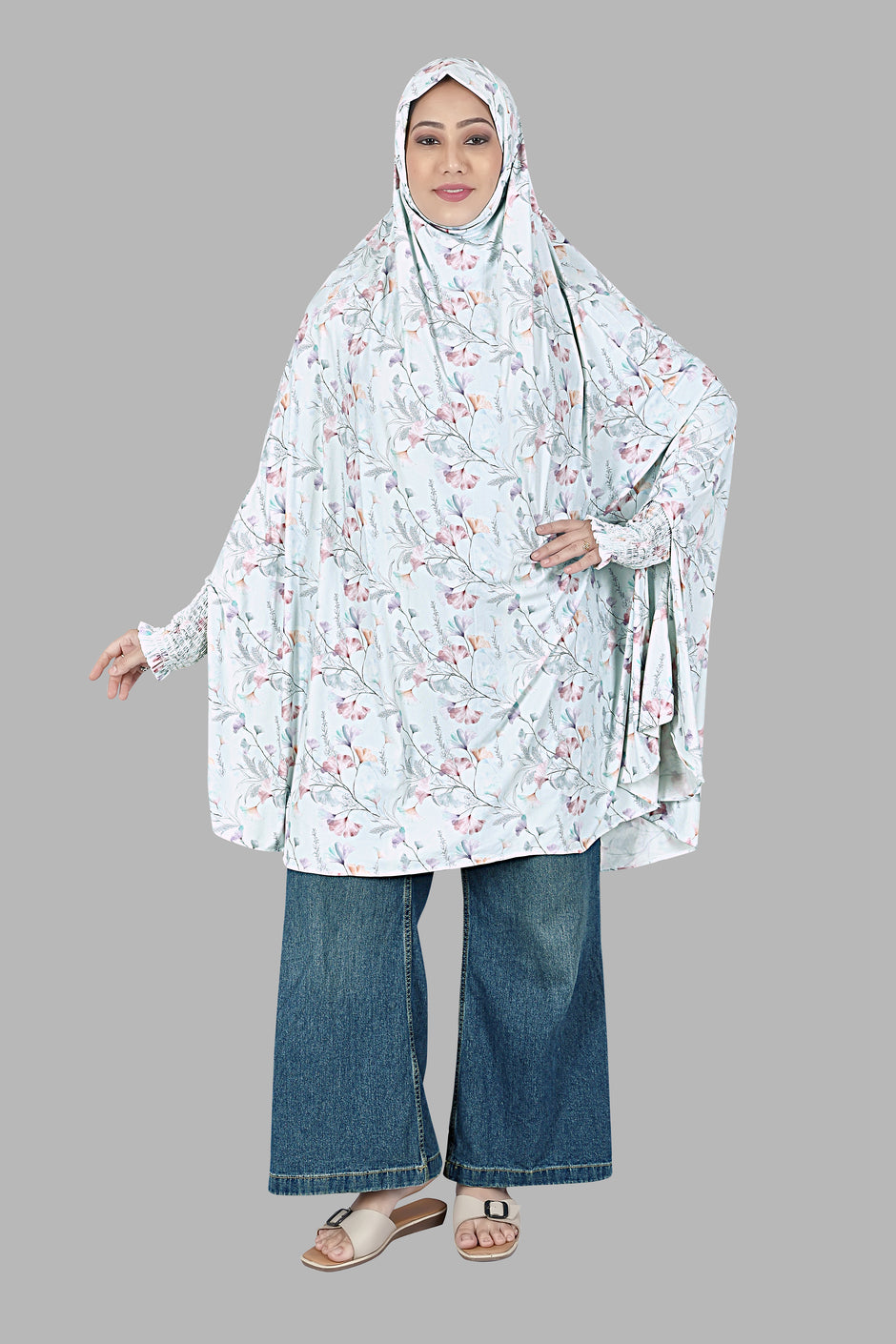 Khimar with Sleeves, Prayer scarf, Makhna – SAFA MODEST STORE